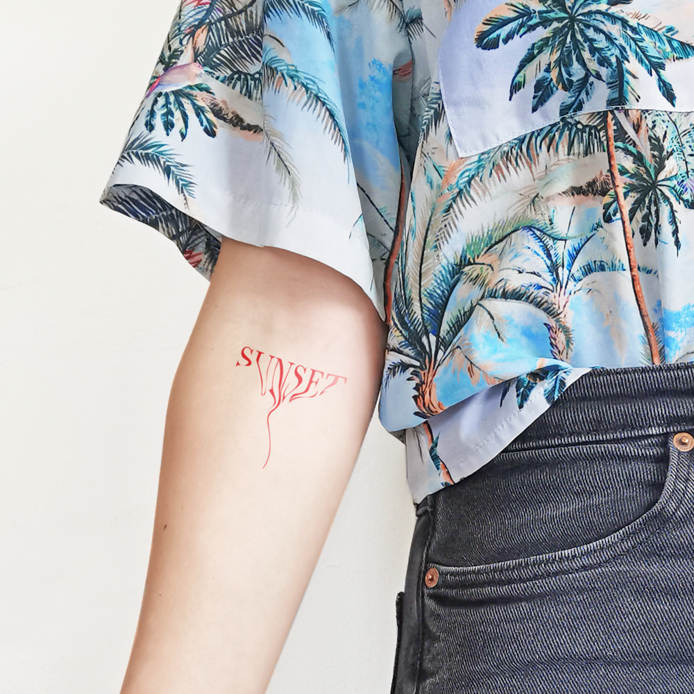 Sunset tattoo